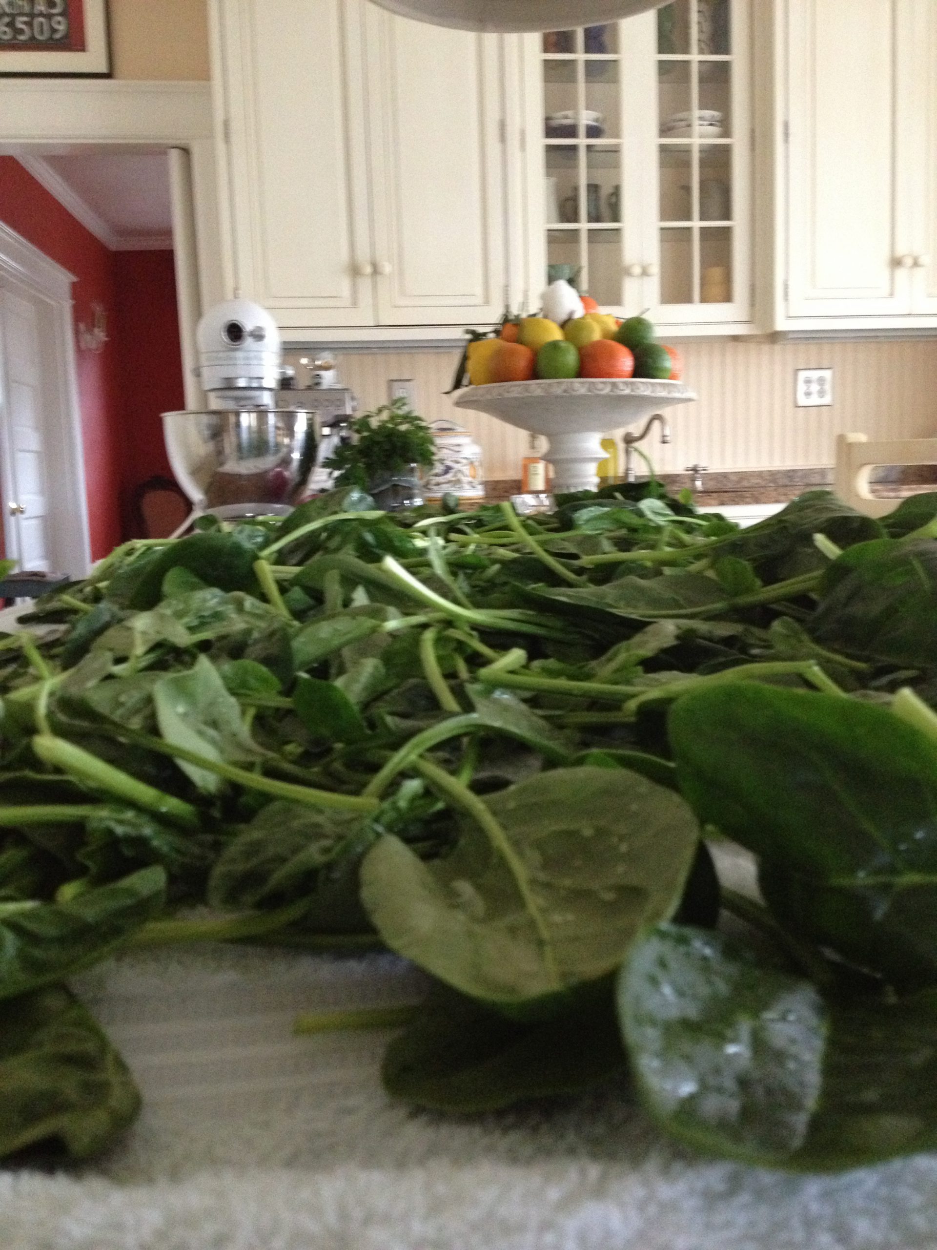 Air Drying Spinach… – Just Simply… Cuisine